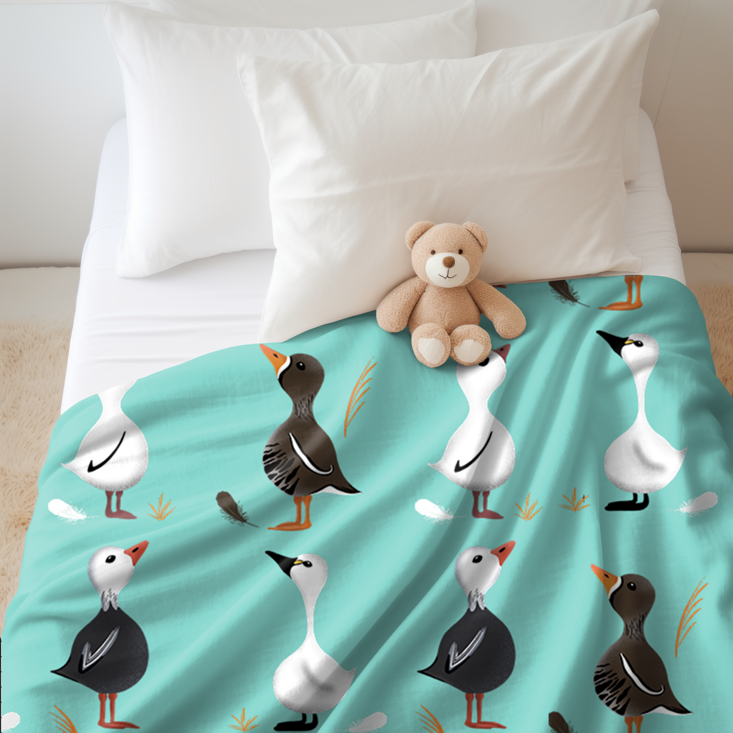 Duck Blanket – Full Color Waterfowl